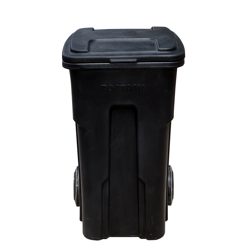 90litre Garbage Bin With Wheels & Handle - TopTank