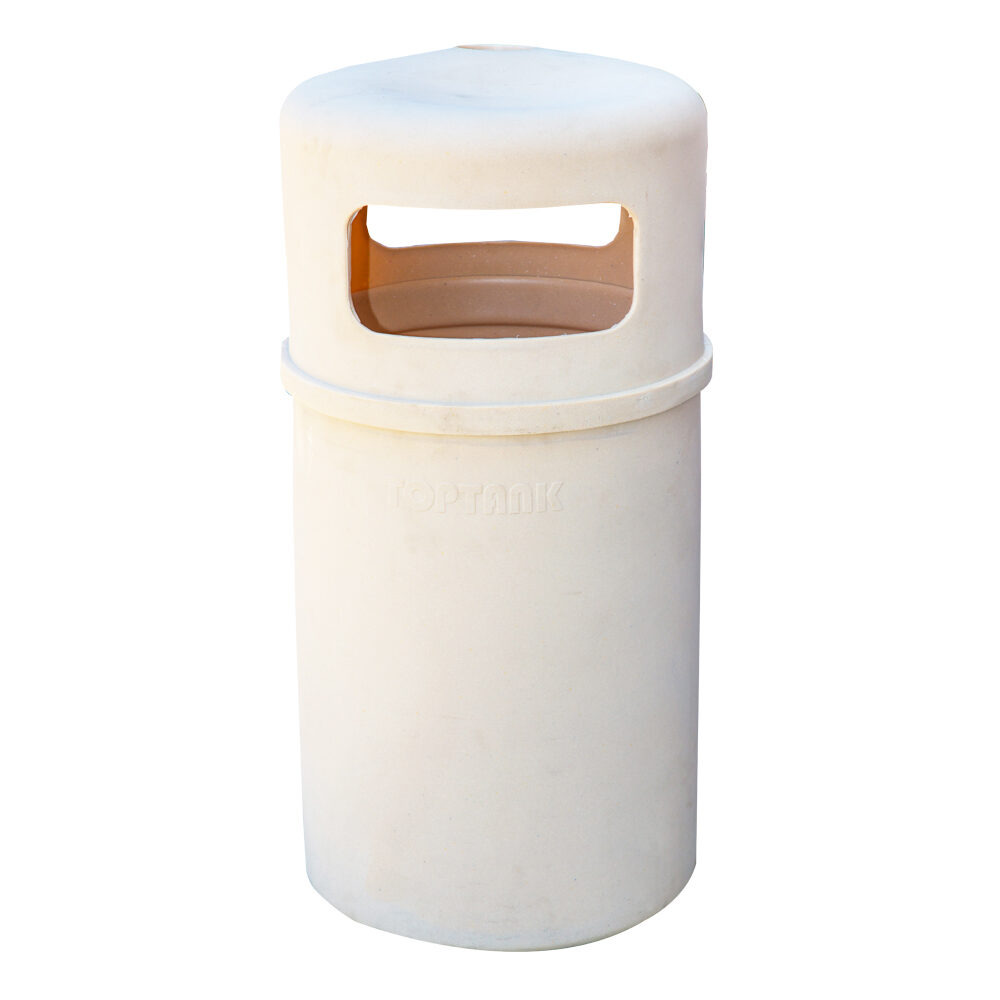 90litre Round Dustbin - TopTank