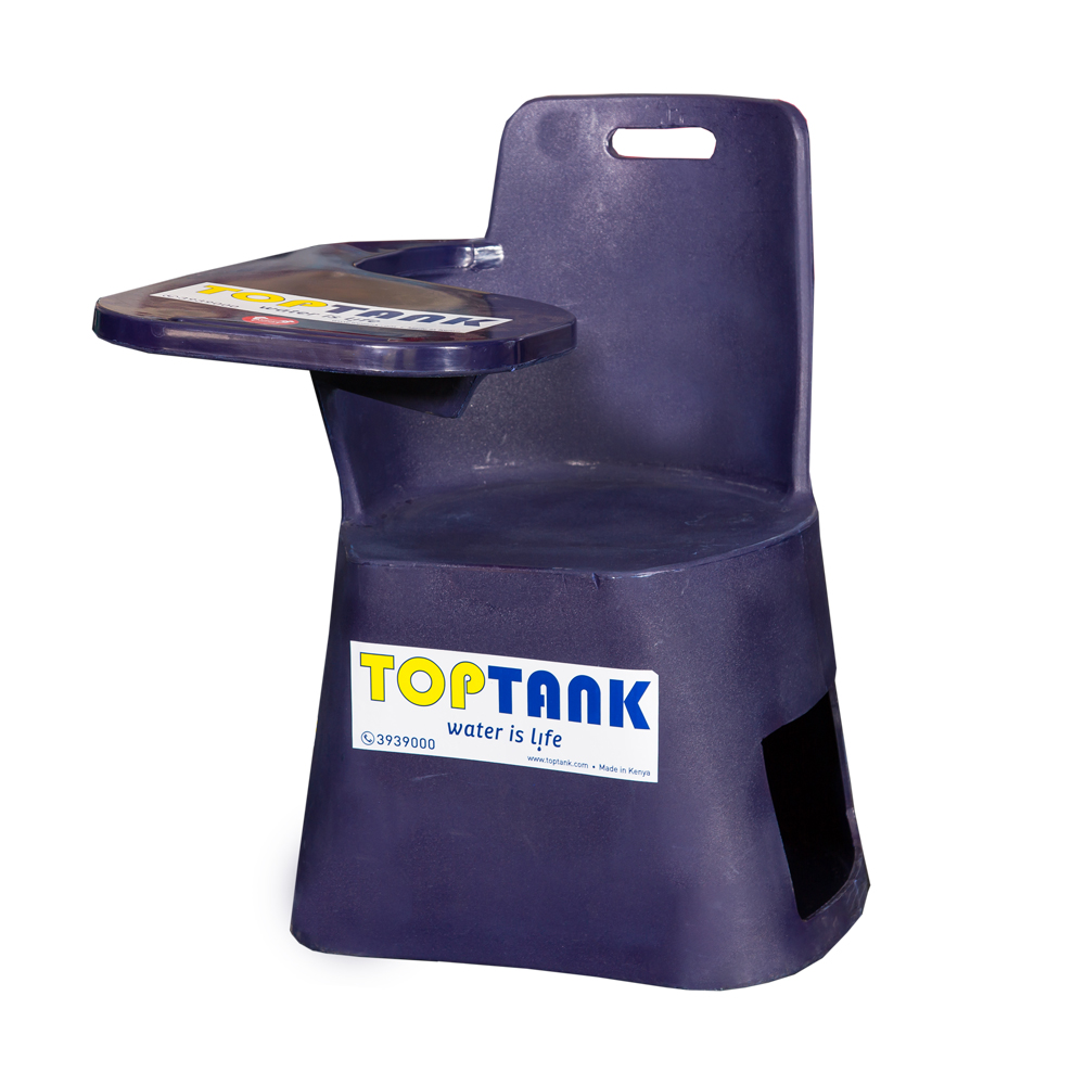TopDesk School Chair With Integrated Desk & Storage (Medium) - TopTank